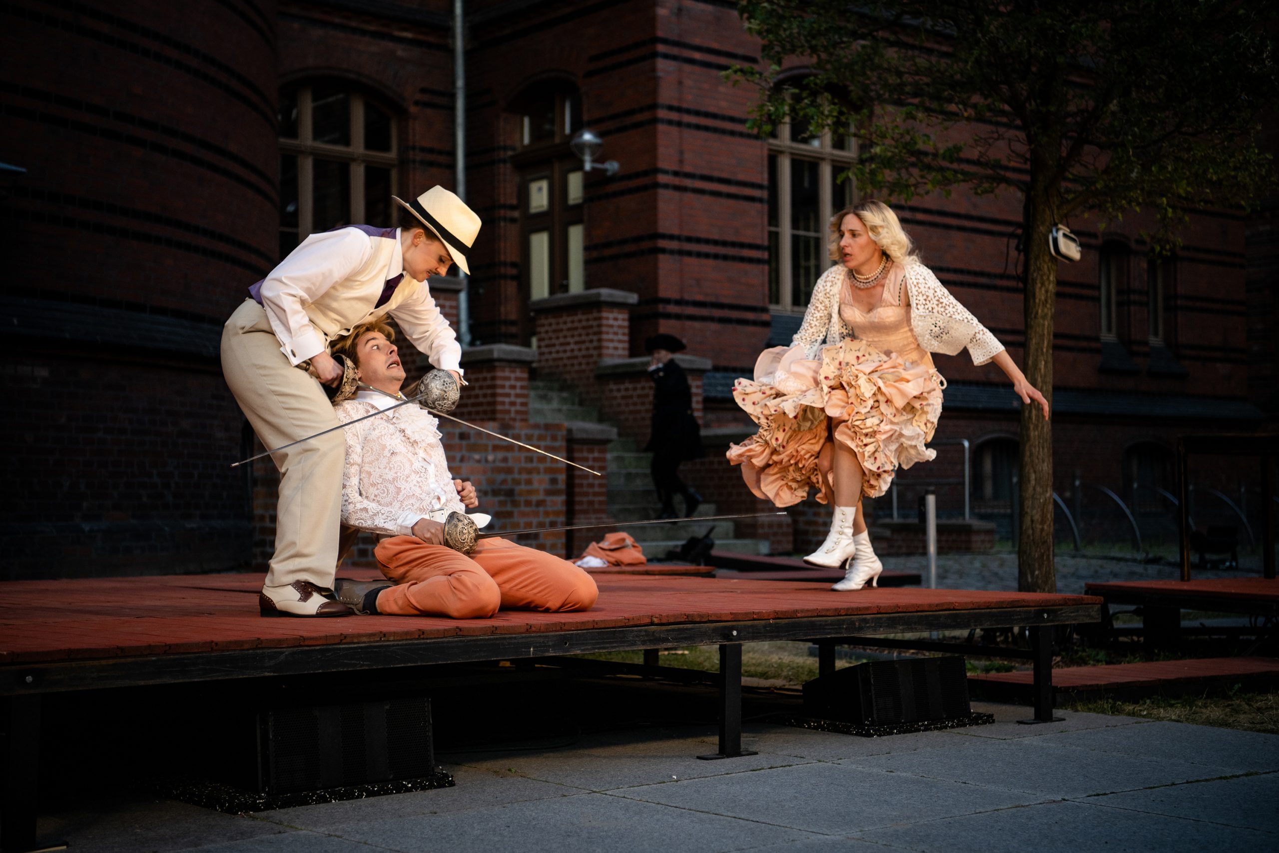 Das Theater nach draußen verlagert: Der Diener zweier Herren | webmoritz.